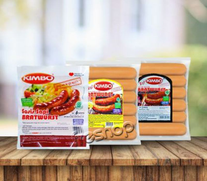 Kimbo Sosis Sapi Jumbo 500 gr Isi 6