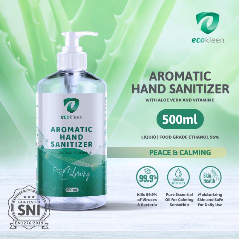 Hand Sanitizer Botol Pump Uk. 500 ML Isi Gel