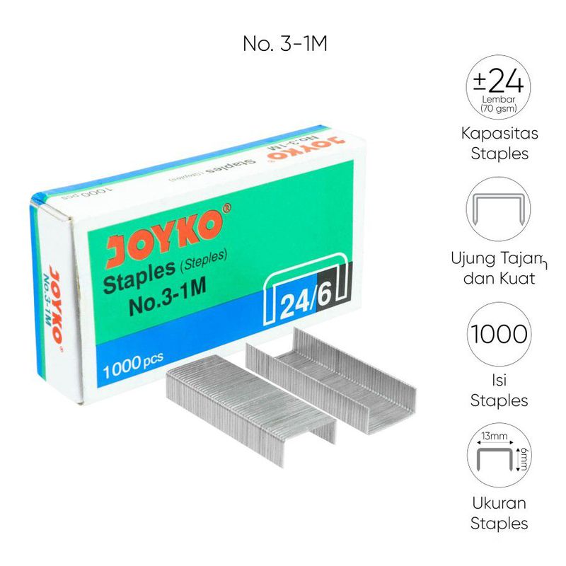 Refill Stapler JOYKO No.3-1M