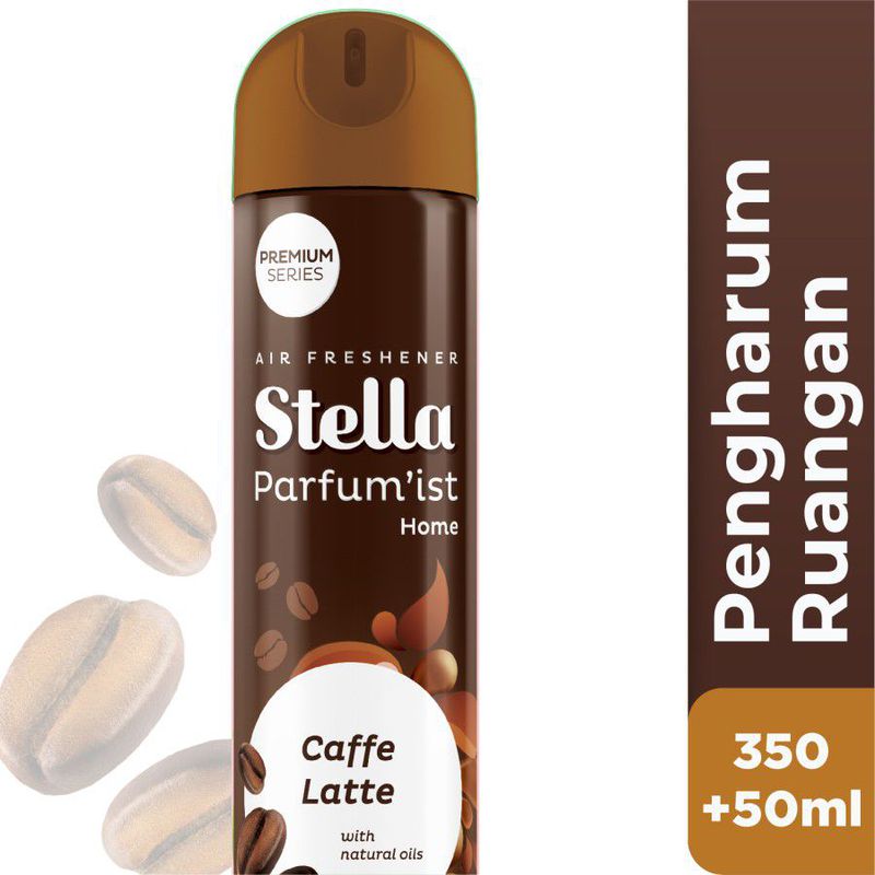 Stella Aerosol Disinfektan Pengharum Ruangan Caffe Latte - Stella Matic