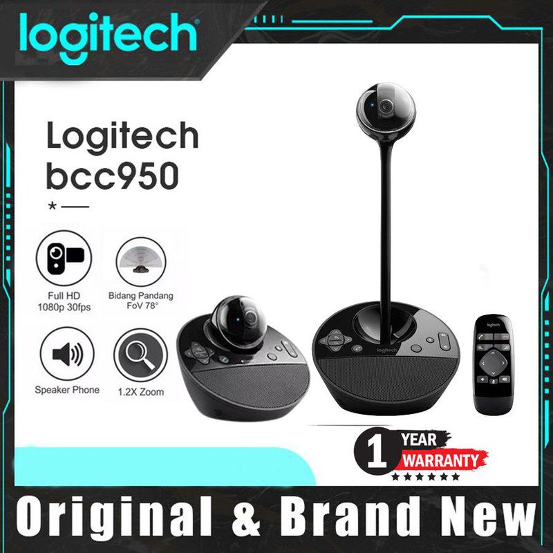 Logitech BCC950 Conference Cam WebCam Logitech BCC950 Original - Lgtech ...