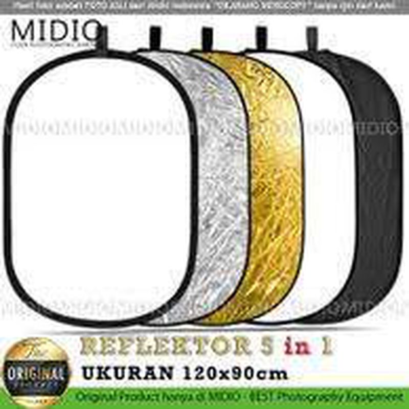 Reflector Studio Foto 5in1 Oval Midio