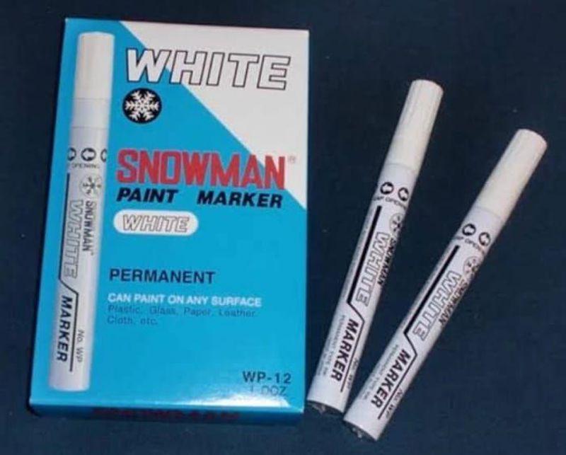 spidol permanen putih