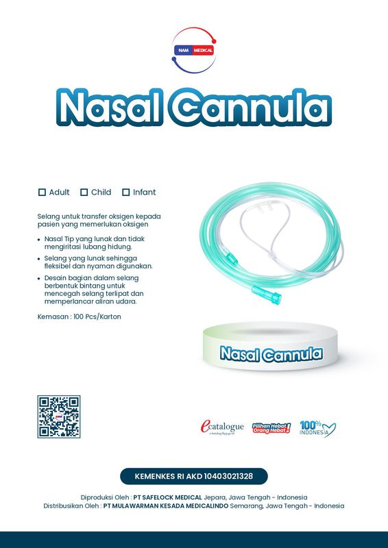 Nassal Oxygen Cannula - NAM MEDICAL - Child