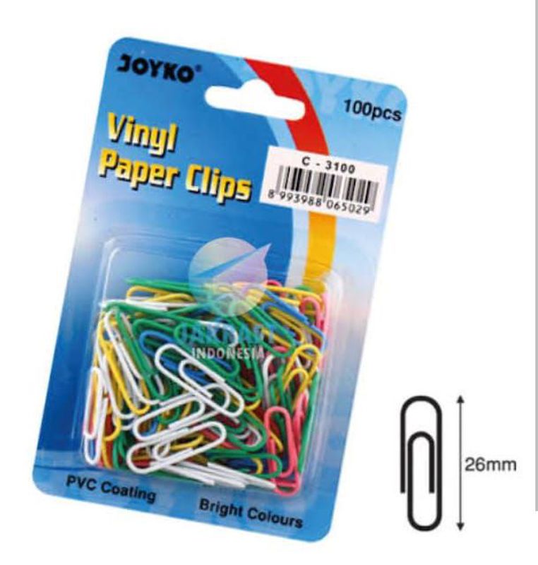 clip paper warna