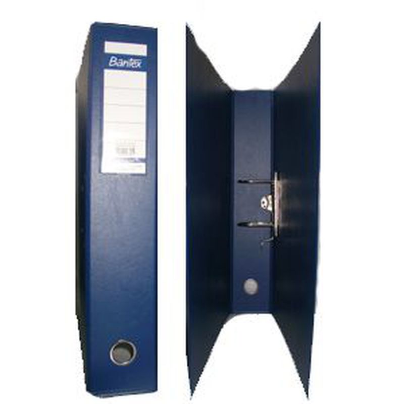 BANTEX Lever Arch Files Plastic Size A3 Potrait Width 7cm 1467 Blue