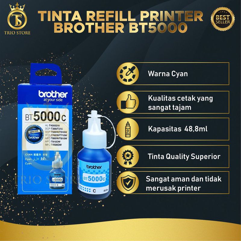 Tinta Brother biru
