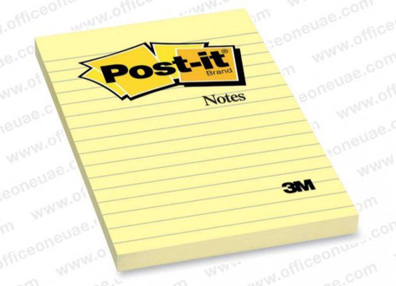 3M LABEL POST IT NOTES SIZE 4 X 6" 660 YELLOW
