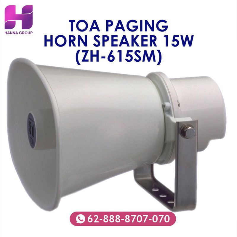 TOA PAGING HORN SPEAKER 15W (ZH-615SM)