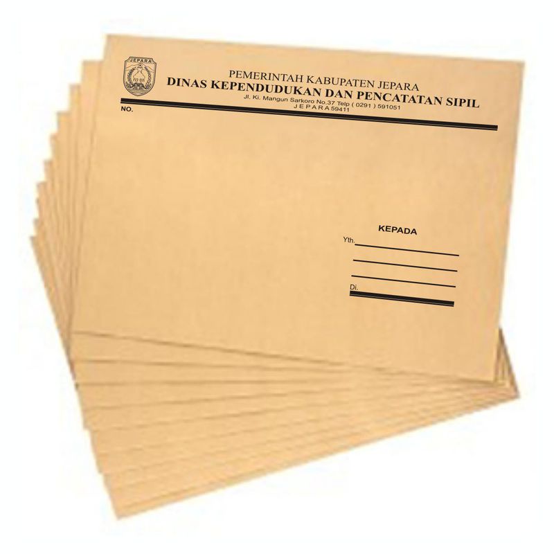 Amplop besar F4 cetak kop