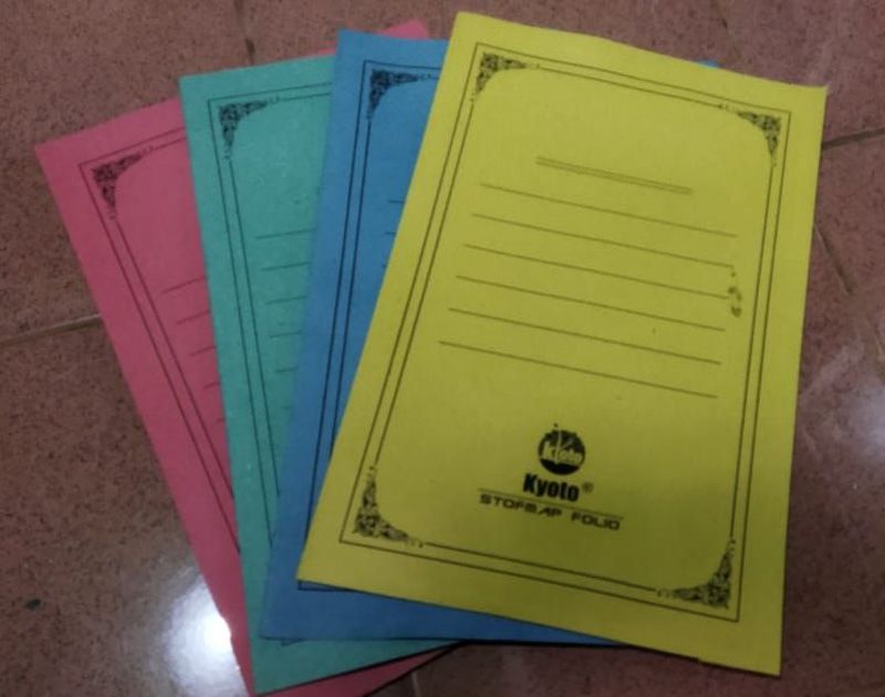 Stop Map Kertas - Merah