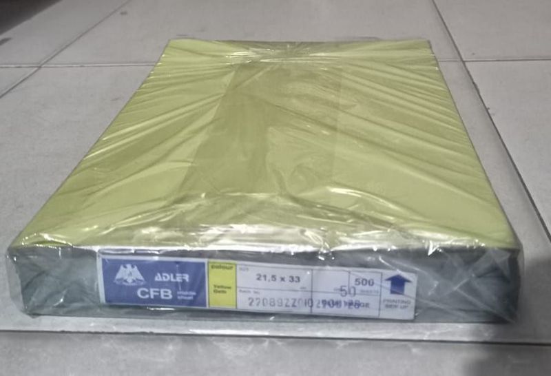 ADLER KERTAS NCR MIDDLE WARNA KUNING