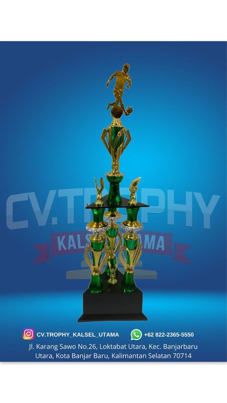 Piala Trophy Kaki 3 - Hijau
