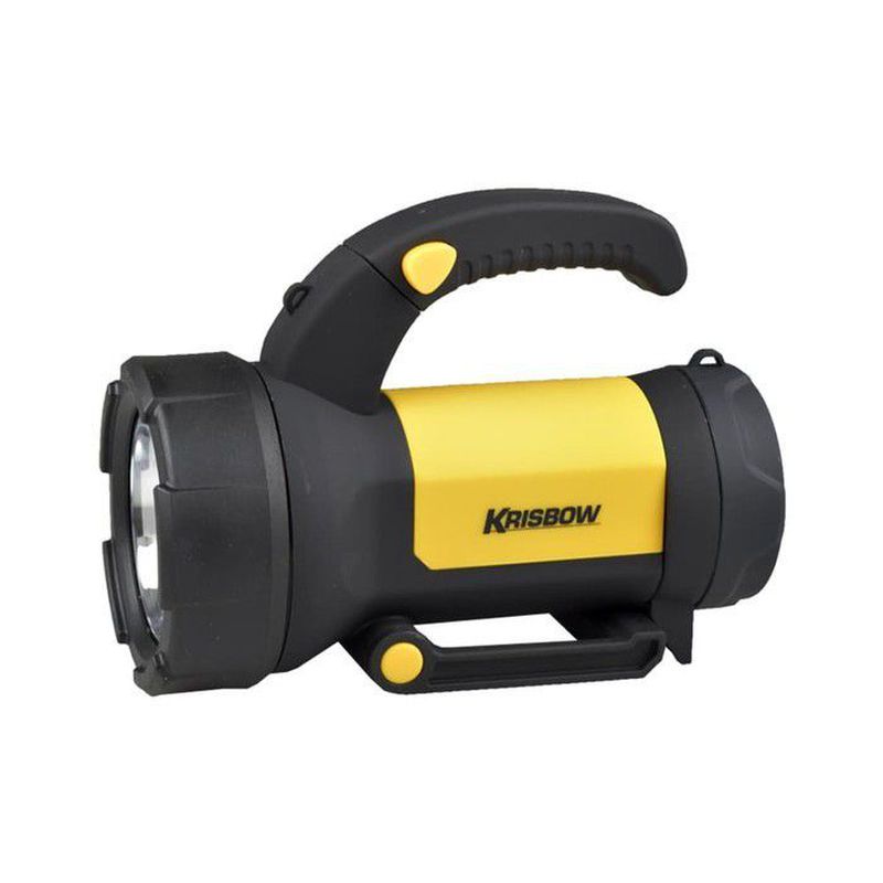 Krisbow Lampu Senter Sorot Led Rechargeable 200 Lm