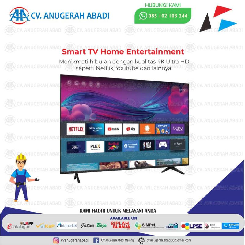 Polytron LED TV SMART 65" PLD 65UV 5920 4K