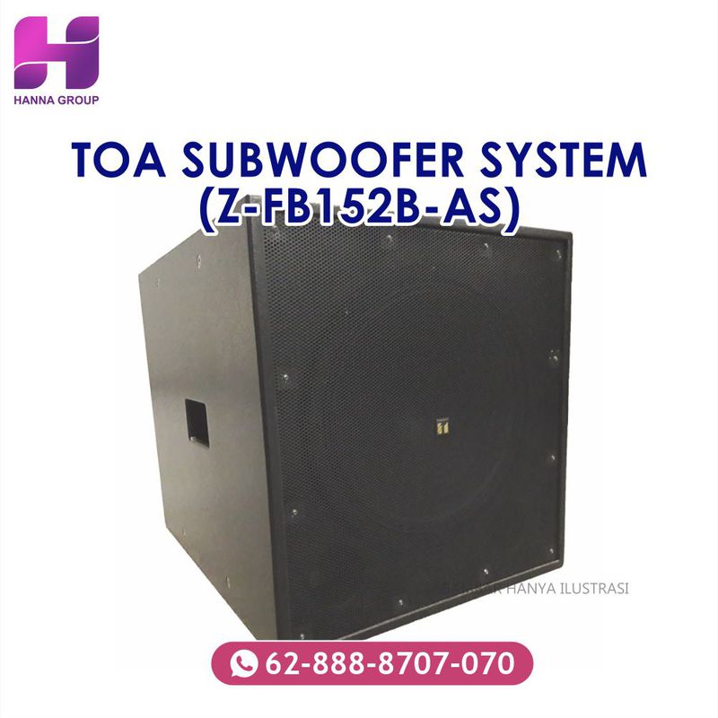 TOA SUBWOOFER SYSTEM (Z-FB152B-AS)