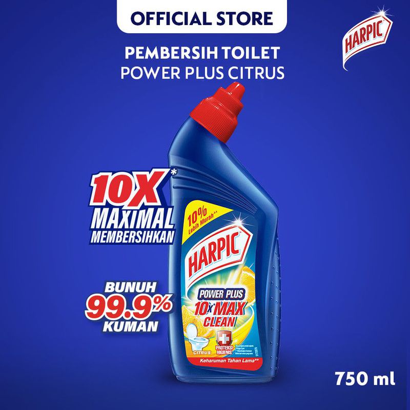 Harpic Power Plus 10X Max Clean Citrus 750ml