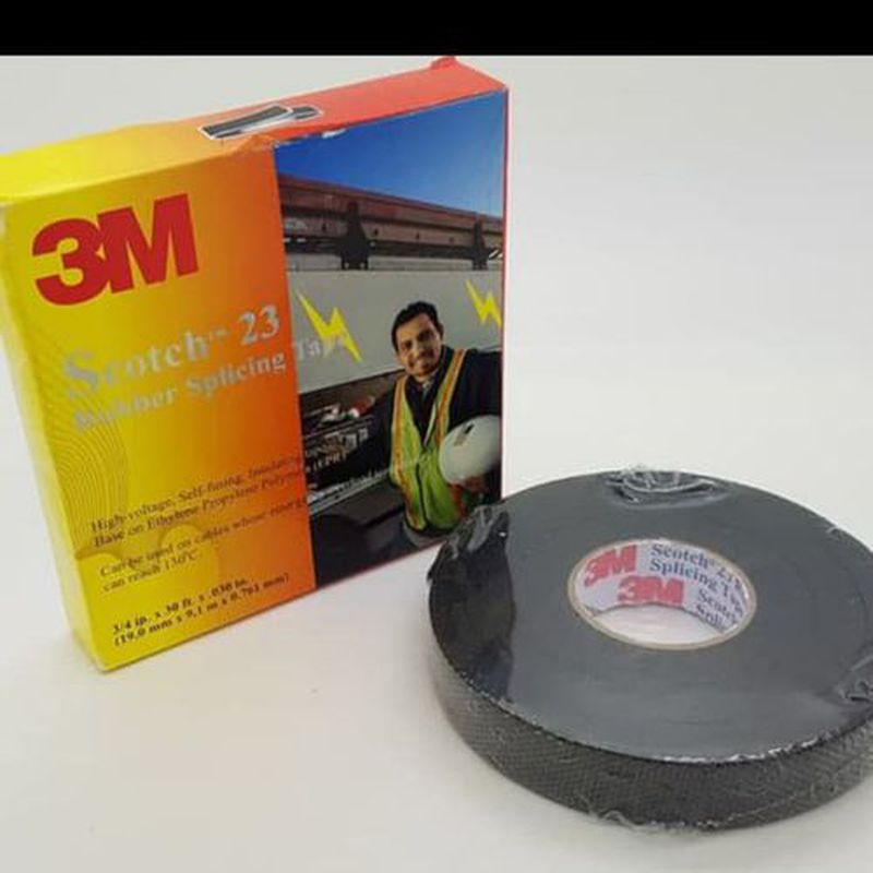 ISOLASI 3M SCOTCH 23 RUBBER SPLICING TAPE