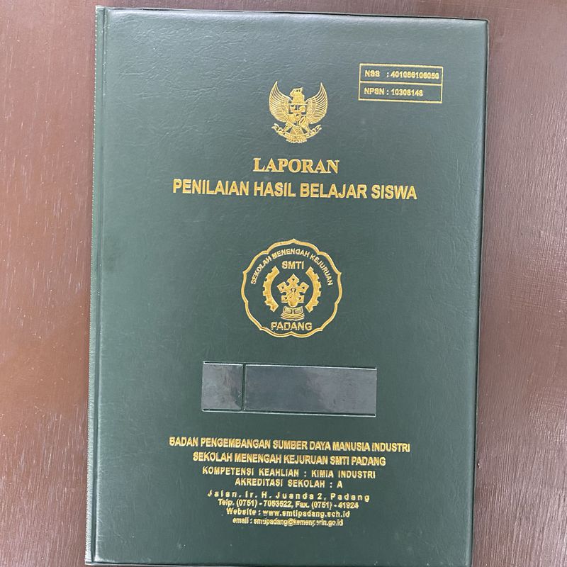 Map Folder Rapor Hijau
