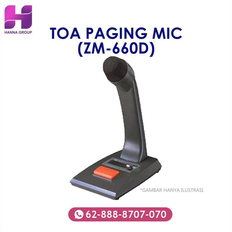 TOA PAGING MIC (ZM-660D)