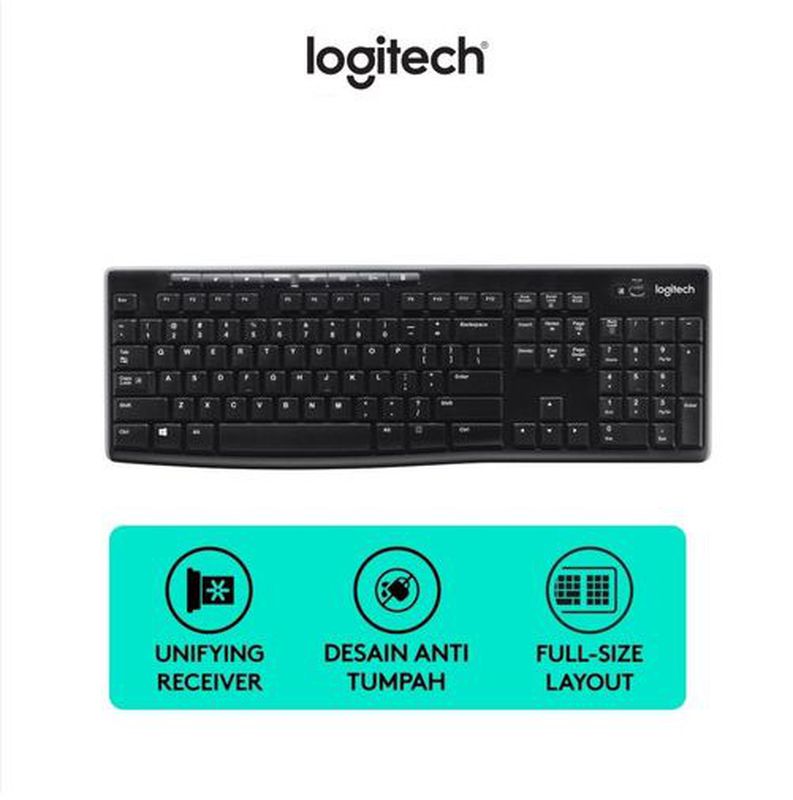 Logitech Wireless Keyboard K270