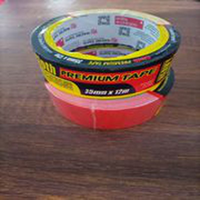 ISOLASI CLOTH TAPE PREMIUM 35mm x 12m MERAH