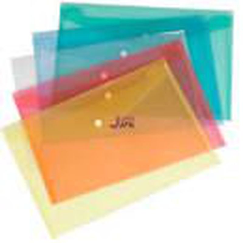 MAP PLASTIK KANCING - Kuning