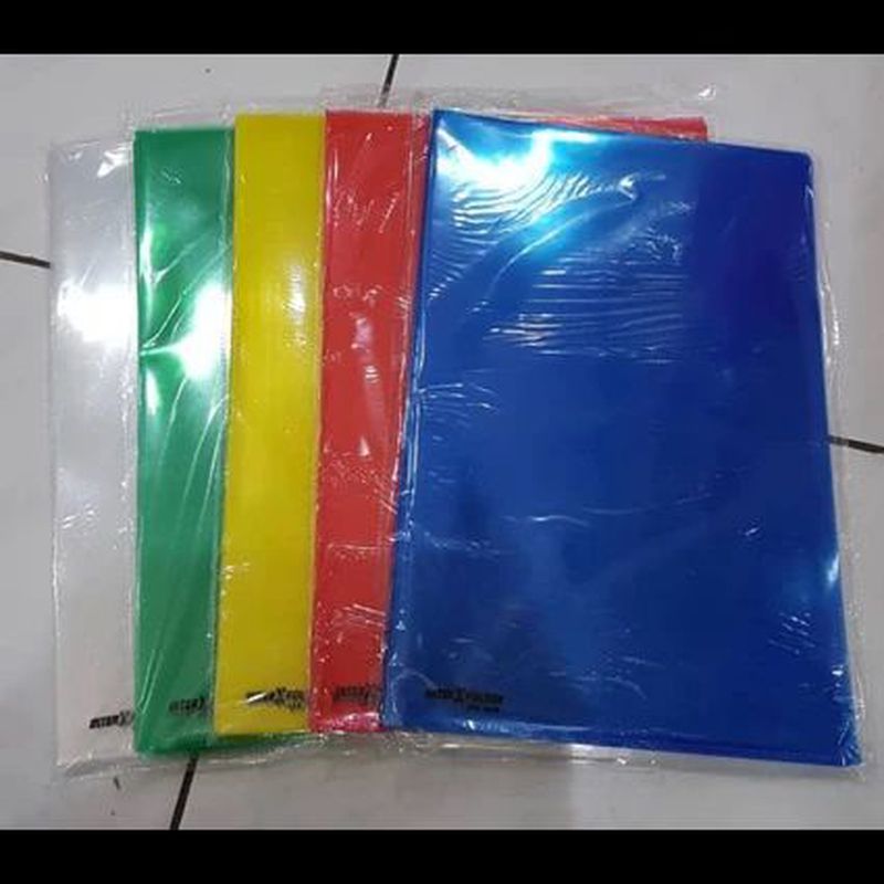Map Selip Inter-X (Map L) Ukrn. Folio /pack (isi 12 pcs) - Biru