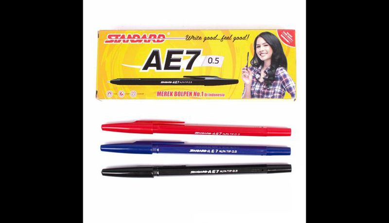 Ballpoint Standard AE7 - Merah
