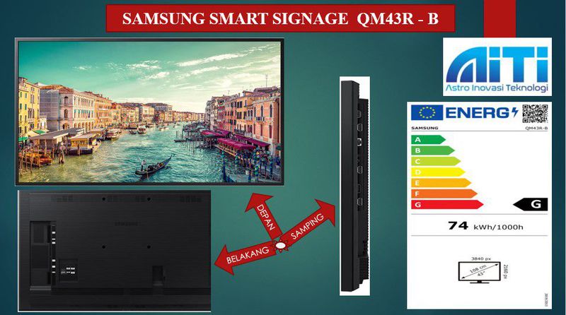 SAMSUNG SMART SIGNAGE 43 Inch QM43R-B