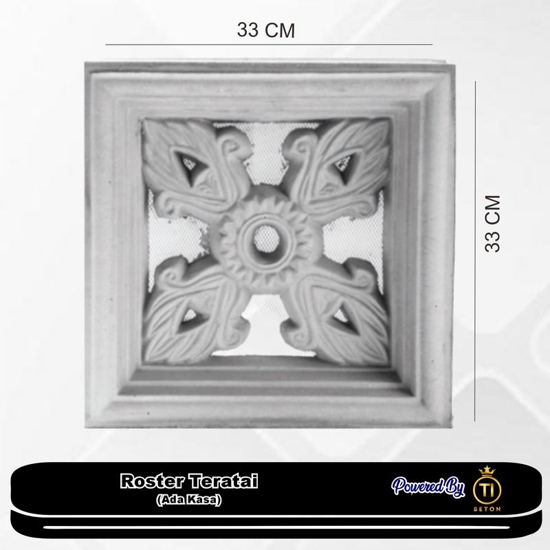 Roster Teratai - Angin angin - Cor coran - Roster Beton Harga per Pcs