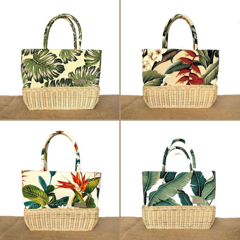 HAND BAG ROTAN - Orange