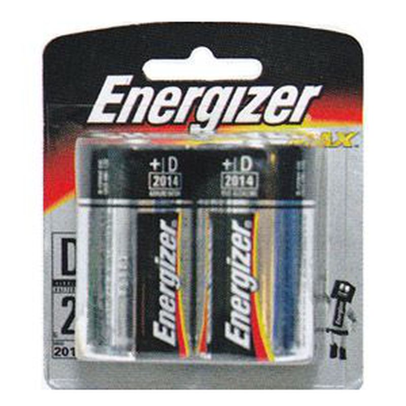 ENERGIZER Battery Alkaline Size D @2 Pcs