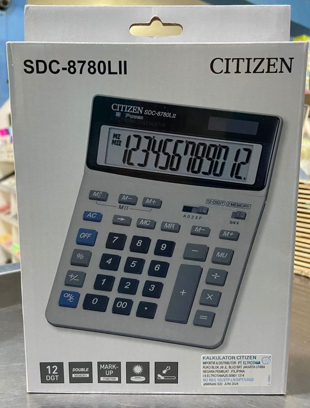 Citizen kalkulator SDC-8780LII