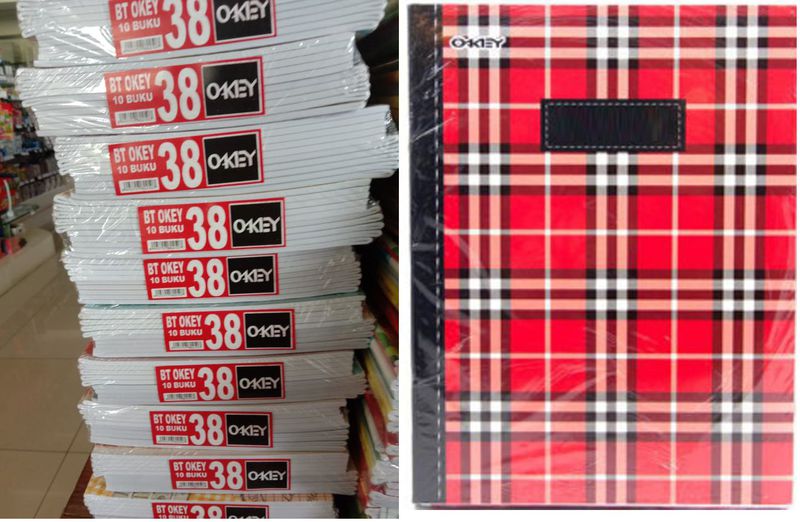 Okey Buku Tulis Quarto Okey 38 Lembar 10Buku/Pak