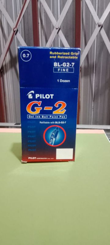Pulpen Pilot G2 Hitam/Biru