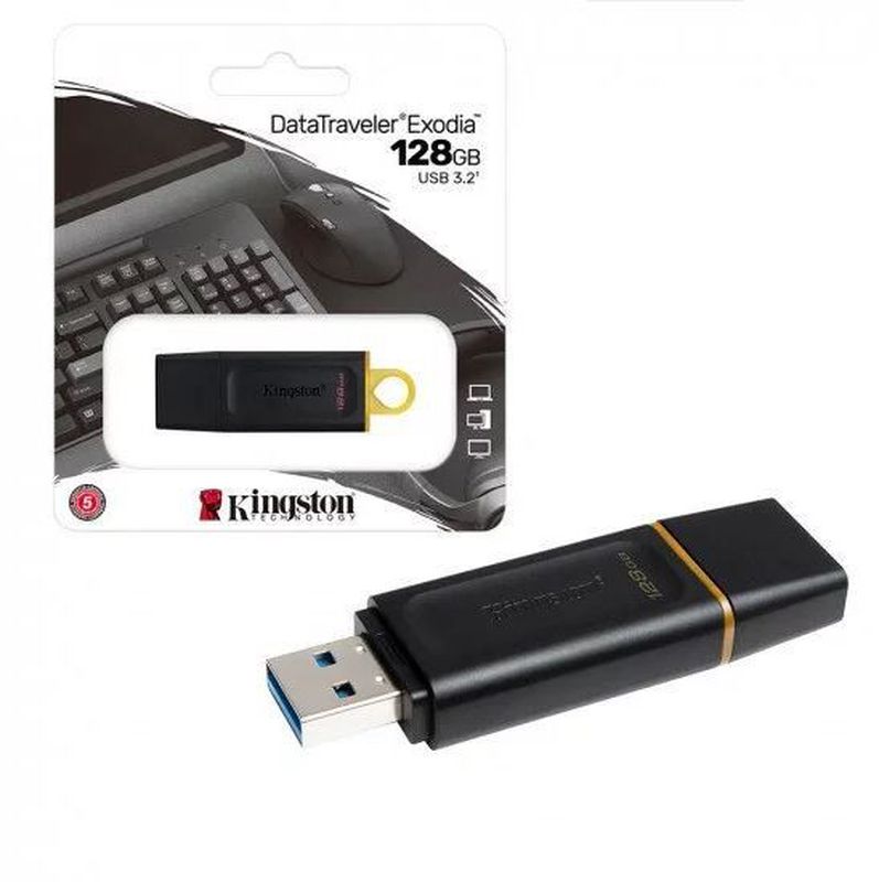 Flash Disk 128 GB Kingston DataTraveler Exodia USB 3.2
