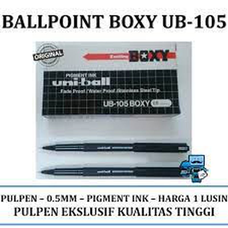 Ballpoint UB-105 Black (Per Lusin)