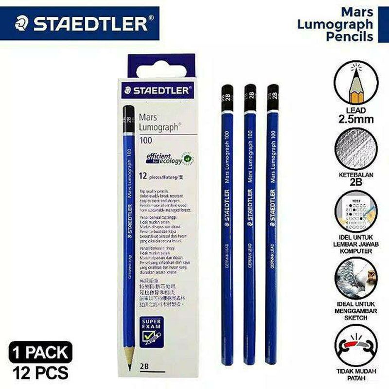 Pensil STAEDTLER Pensil 2B atau HB - HB