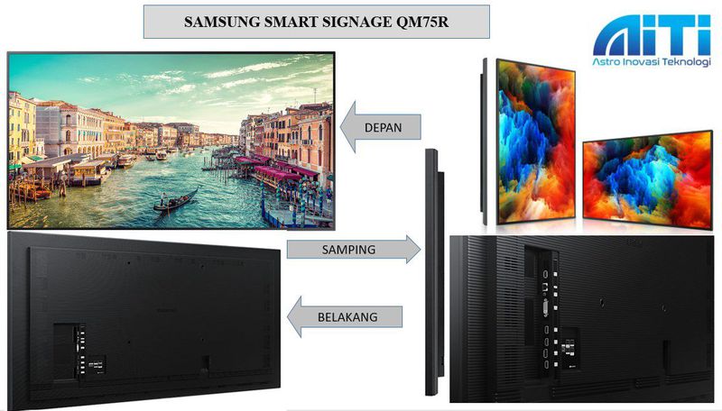 SAMSUNG SMART SIGNAGE 75 Inch QM75R