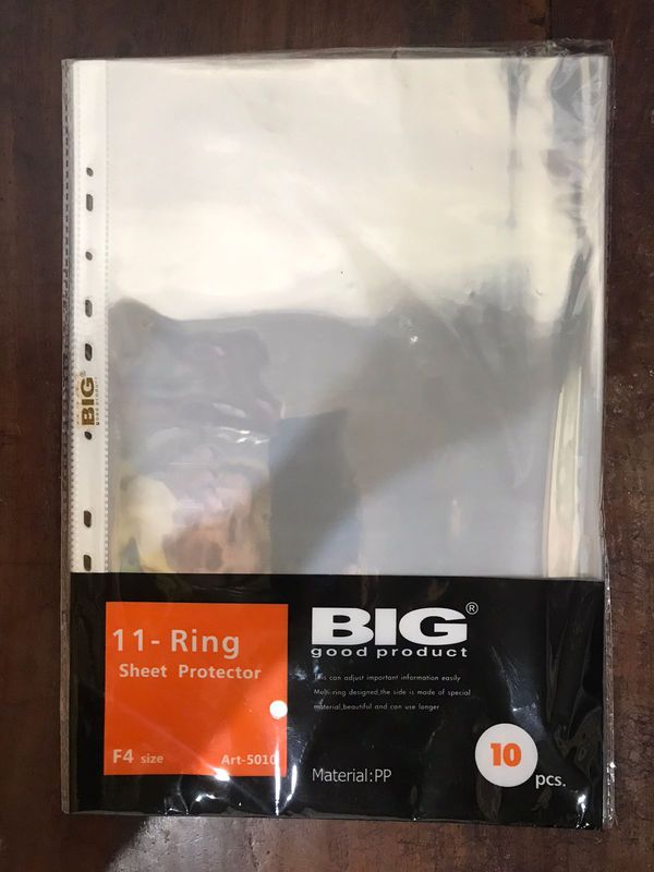 SHEET PROTECTOR 11 RING (PLASTIK ORDNER)