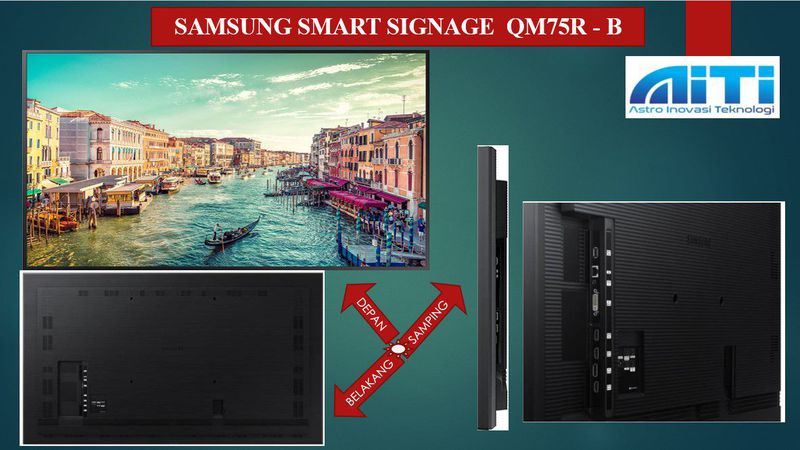 SAMSUNG SMART SIGNAGE 75 Inch QM75R-B