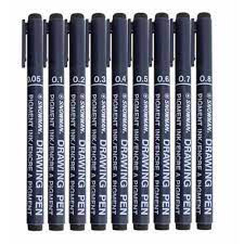 Drawing Pen, Merk Snowman