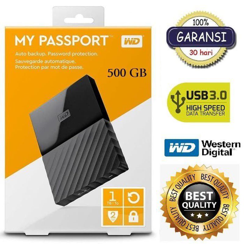 Hardisk external WD My Passport 500GBb