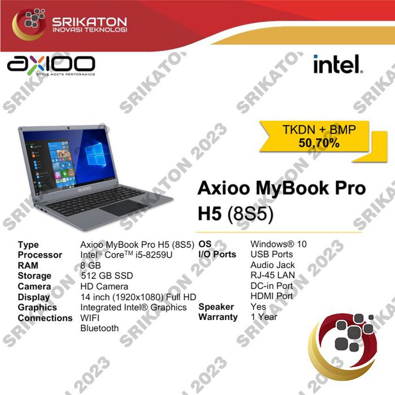 Axioo MyBook Pro H5 (8S5)
