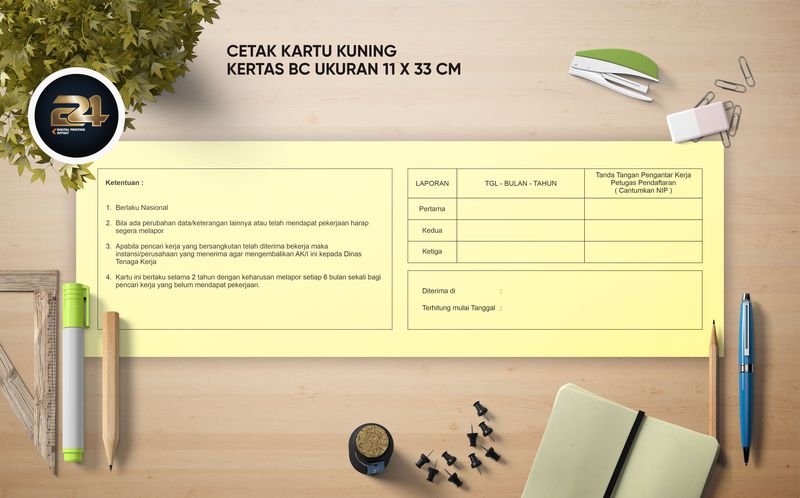 CETAK KARTU KUNING AK/I