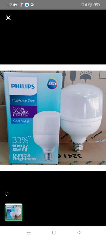 Philips LED Led Tforce 30 watt putih