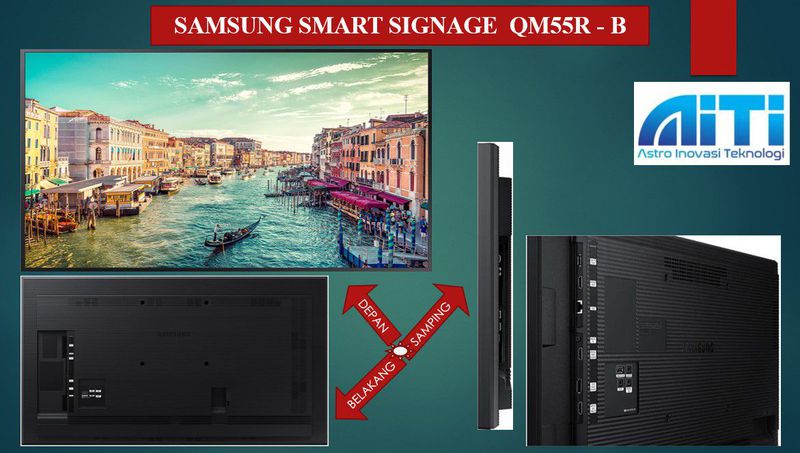 SAMSUNG SMART SIGNAGE 55 Inch QM55R-B
