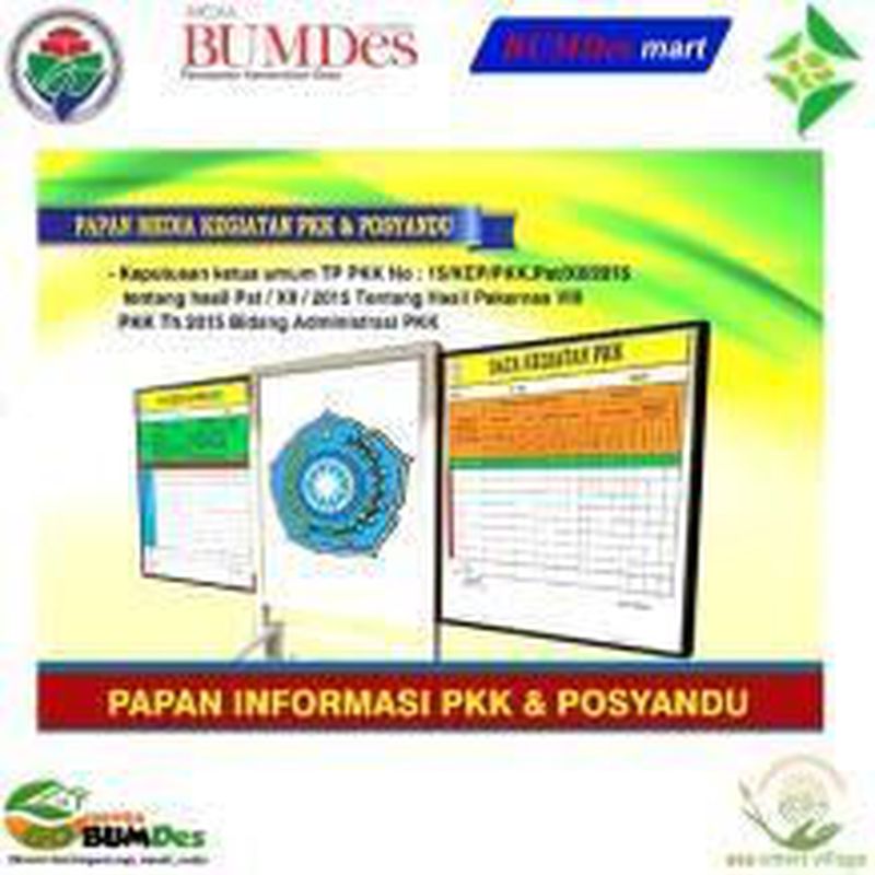 Papan Media Informasi Profil dan Monografi PKK dan Posyandu (PROMOPos ...