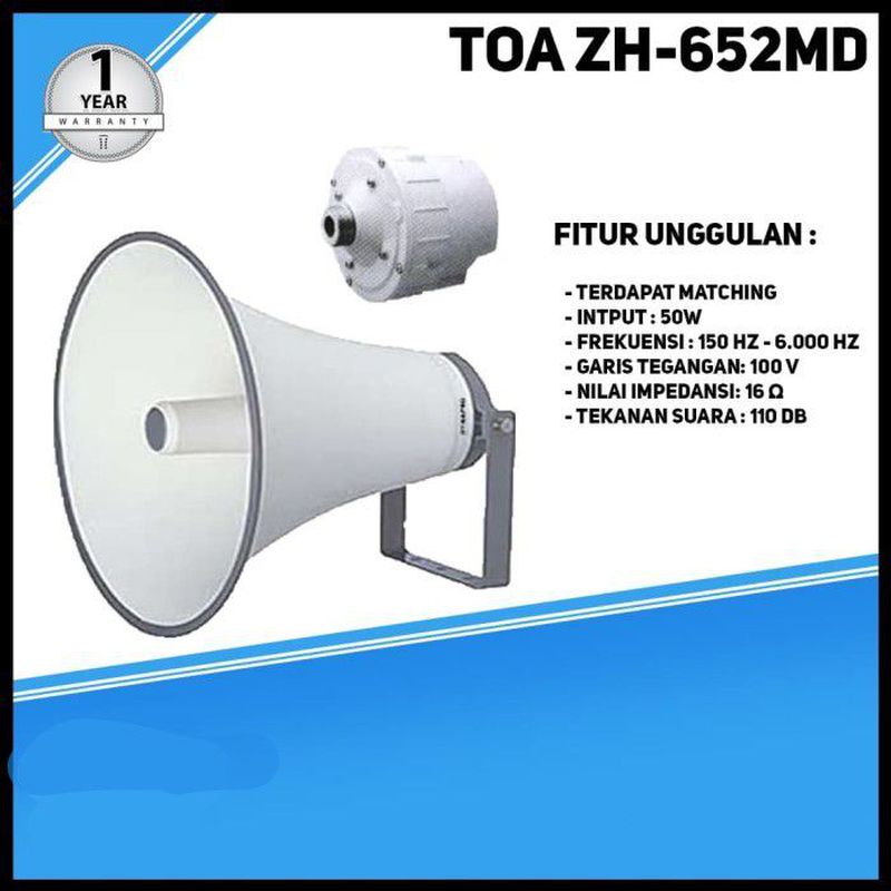 TOA Corong Speaker ZH 652 MD